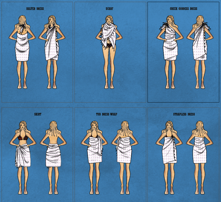 The Ultimate Guide to Wearing your Towel - Hamam Square